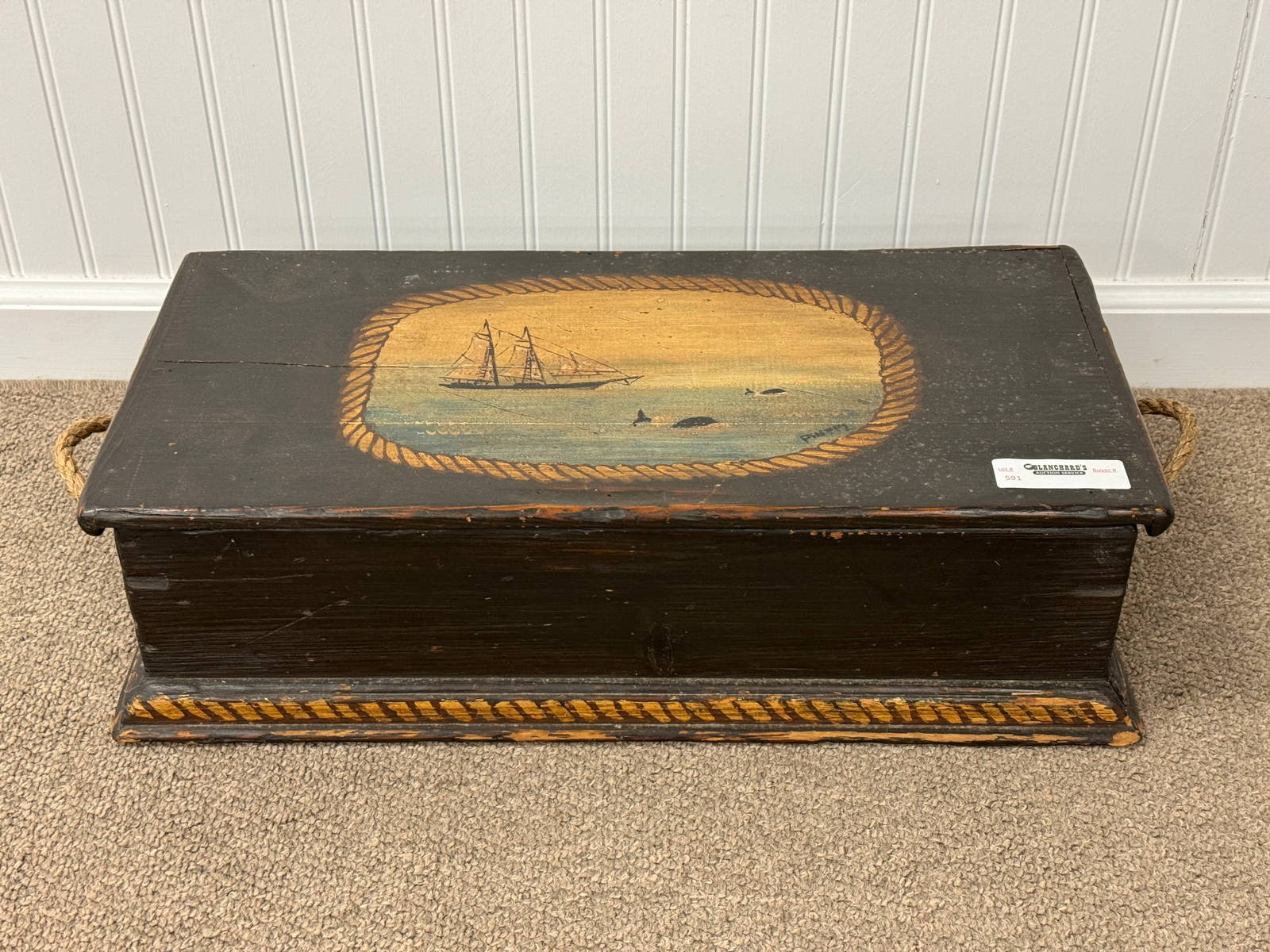 Nautical Theme Storage Box Auction