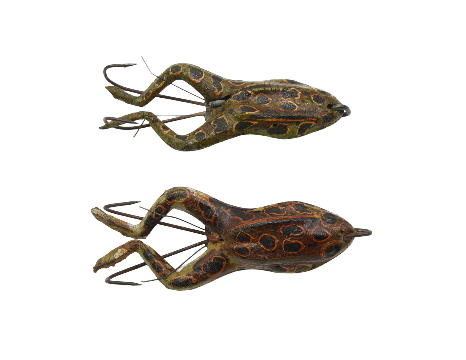 2 Hasting's Weedless Rubber Frogs Auction