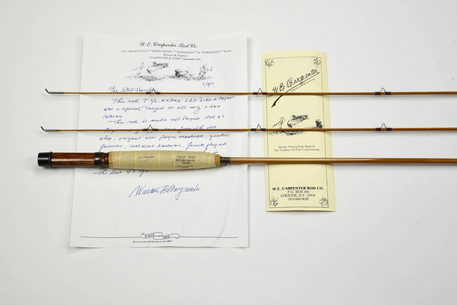 7' Carpenter "special Project" Payne Fly Rod Auction