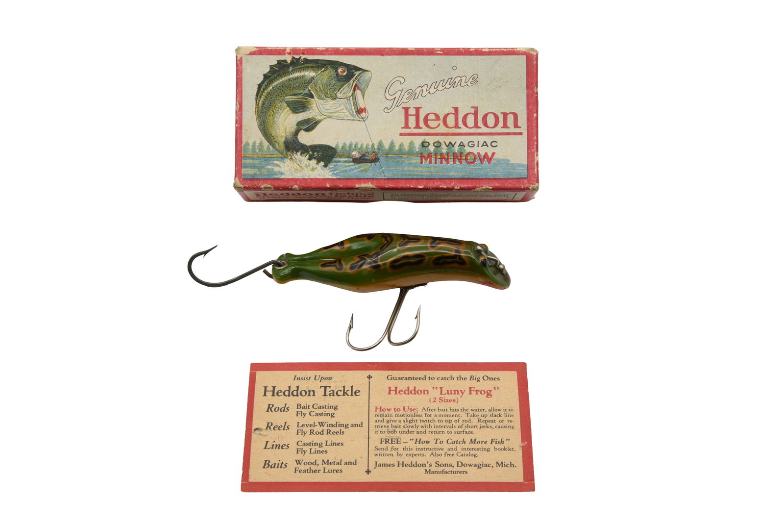 Heddon Little Luny Frog Auction