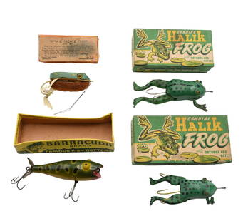 4 Vintage Boxed Lures Auction