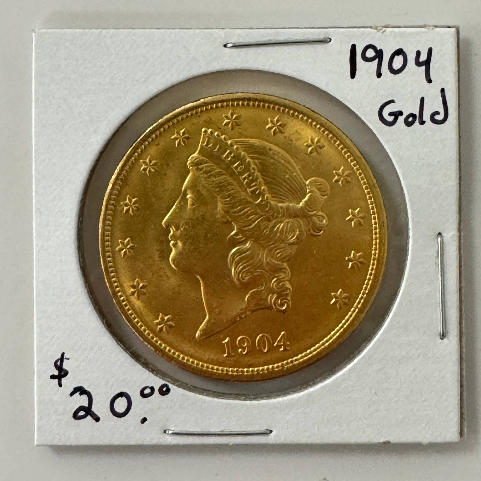 1904 U.s. $20 Gold Coin Auction