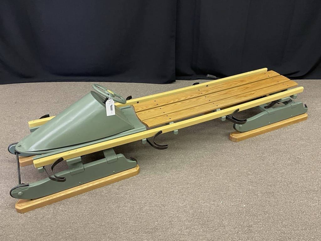 Vintage Bobsled From The Adirondacks Auction