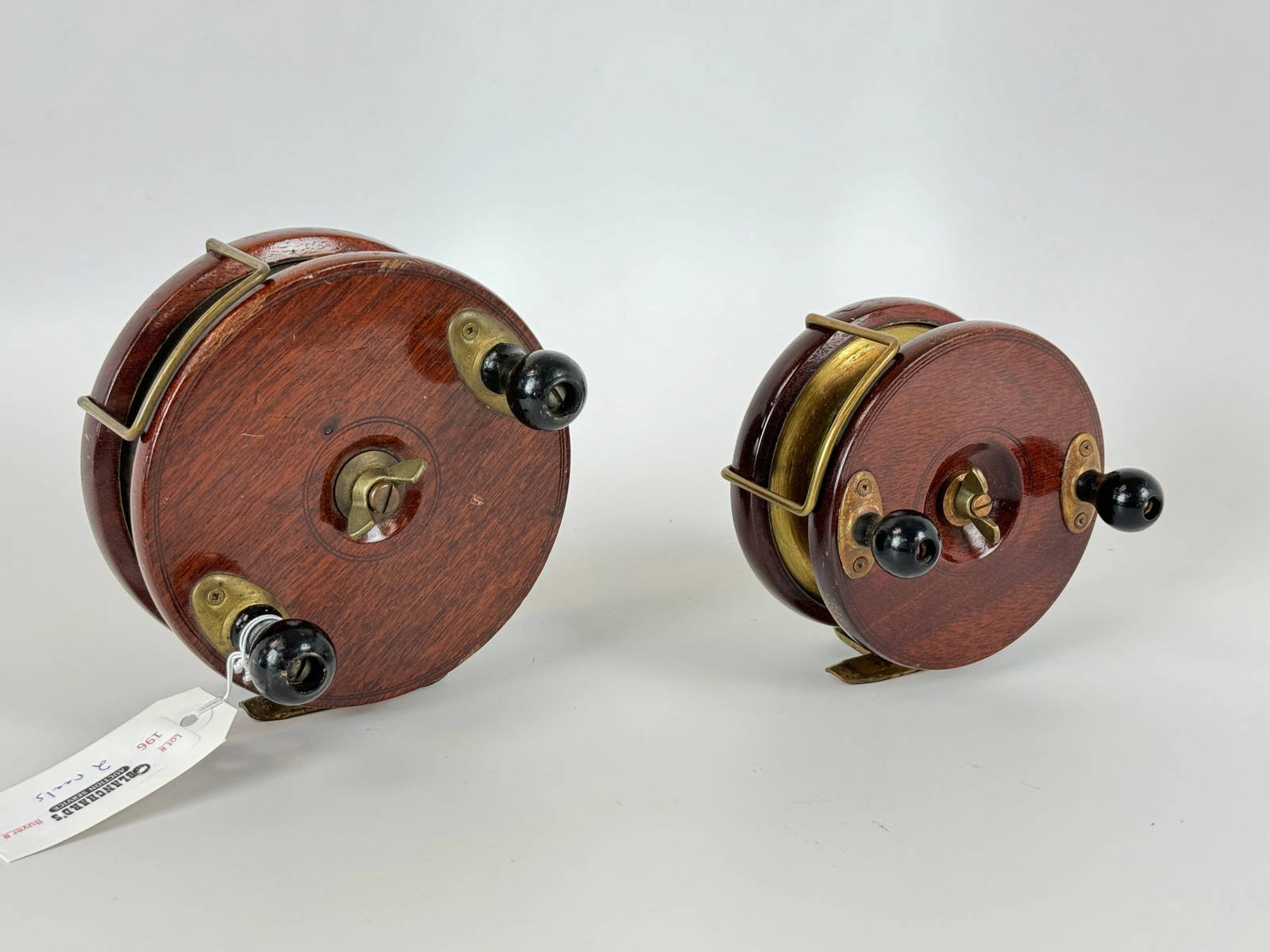 Peetz Mahogany And Brass Fishing Reels Auction