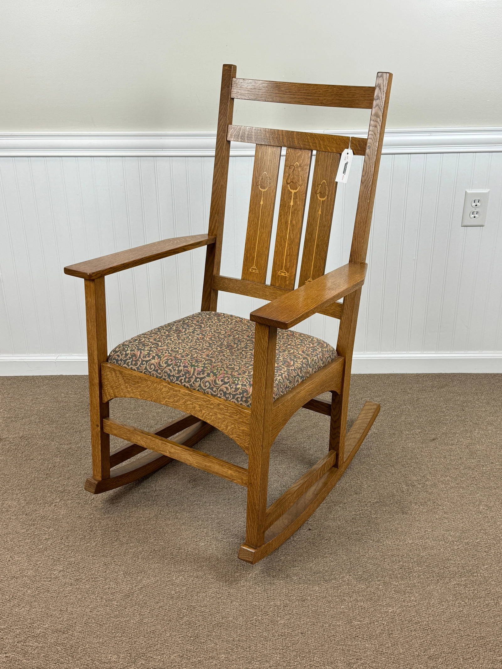 Stickley Arm Rocker Harvey Ellis Design Auction