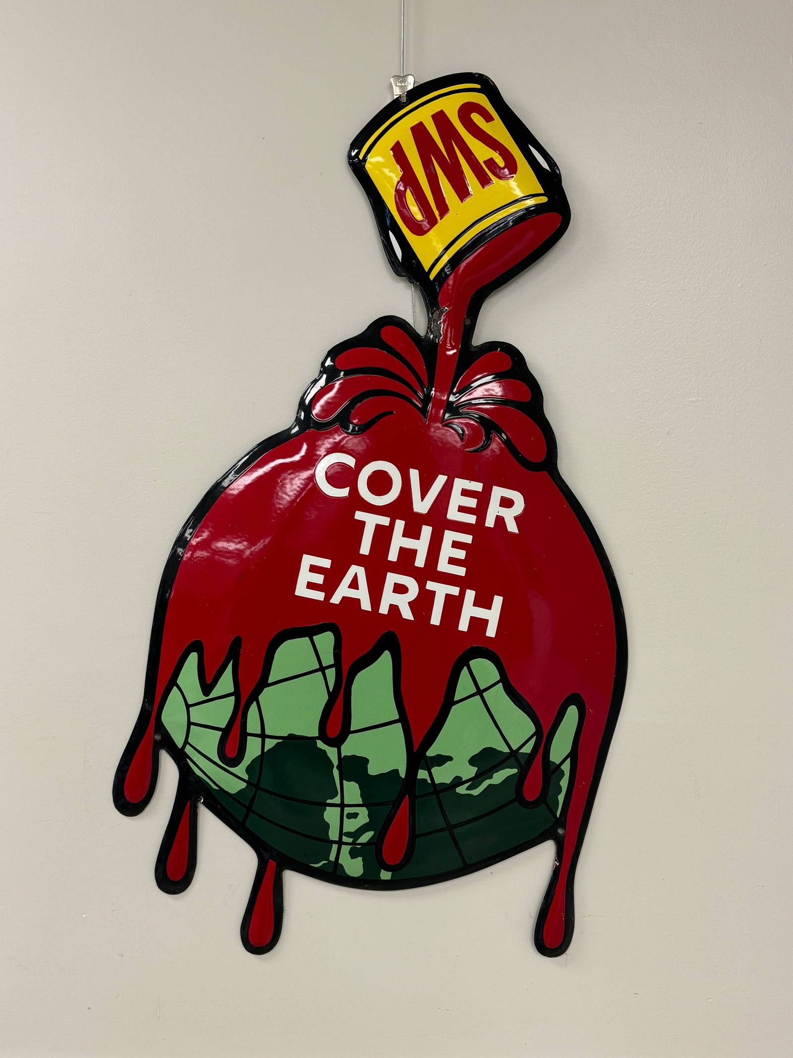 Sherwin Williams Paint Sign "cover The Earth" Swp Auction