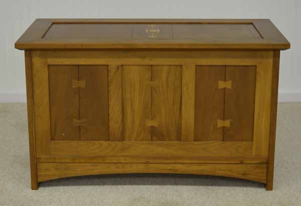 Stickley Mission Cherry Inlaid Blanket Box