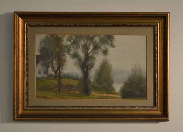 Fuller Potter Oil On Board Framed And Matted