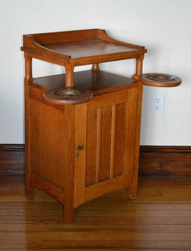 Mission Oak Conrey Davis Smoking Stand