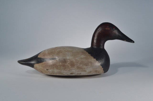 George Chuley Drake Canvasback Duck Decoy