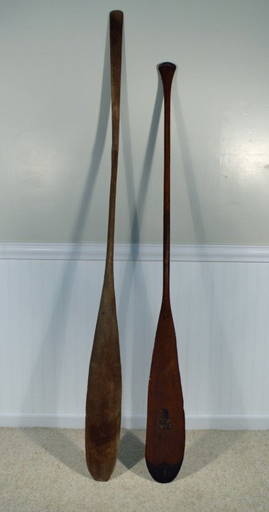 2 Native American Canoe Paddles
