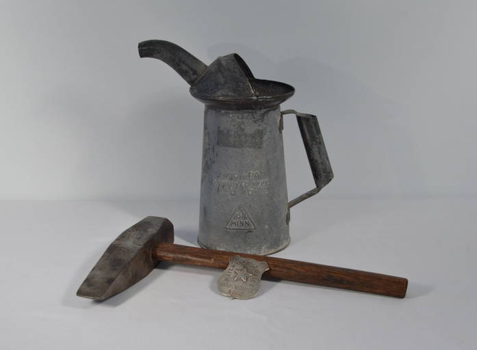 Texas Railroad Police Badge D&h Co. Hammer Nyc