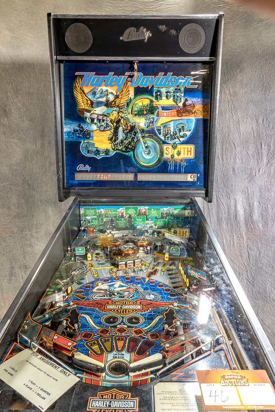 HARLEY DAVIDSON PINBALL MACHINE