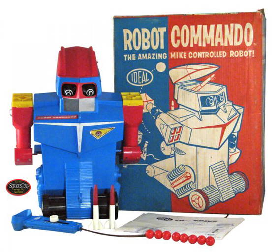 1961 Ideal "robot Commando" In Box