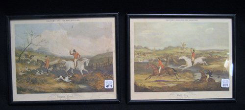 4 Framed English W.J. Shayer Fox Hunting Prints - Jan 15, 2010 ...