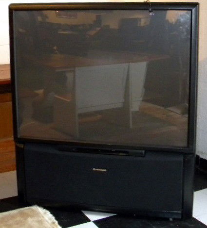 Pioneer Big Screen Tv Rear Projection Model #sd P55a5 W