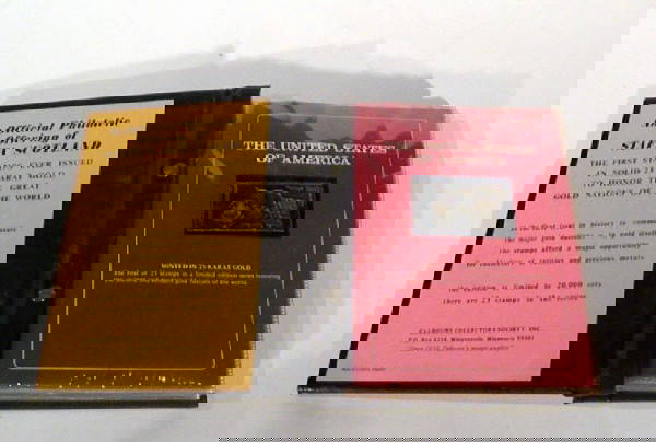 23kt Gold Stamps Issue "the Gold Nations Of The World"