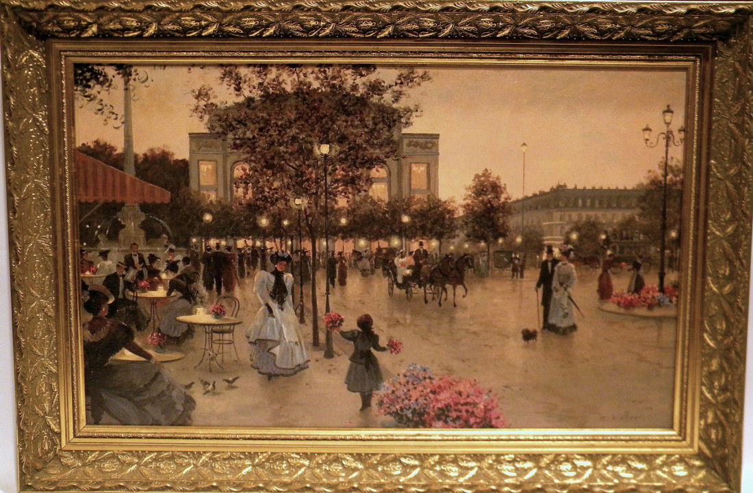 C. Kieffer Print, "Bustling Boulevard", Paris Scene - Oct 21, 2011 ...