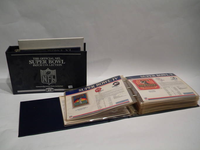 Official Nfl Super Bowl Patch Collection