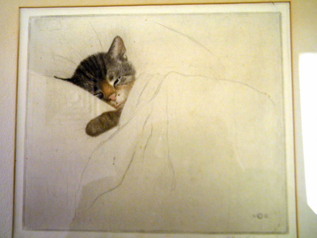 Framed Etching "Chessie the Railroad Kitten" - Nov 25, 2011 ...