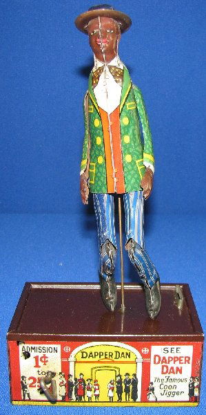 30: SUPERB MARX DAPPER DAN COON JIGGER BANK