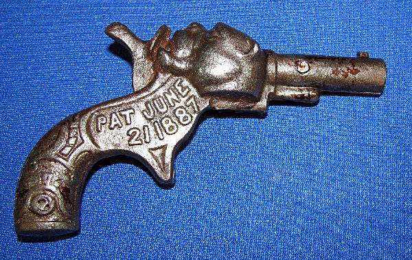 Cast Iron Bulldog Cap Pistol By Ives