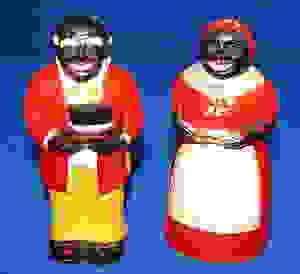 Aunt Jemima And Uncle Mose Salt And Pepper Shakers