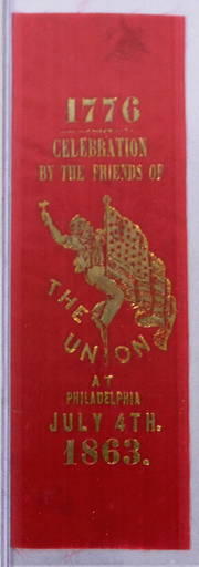 1863 Friends Of The Union Ribbon