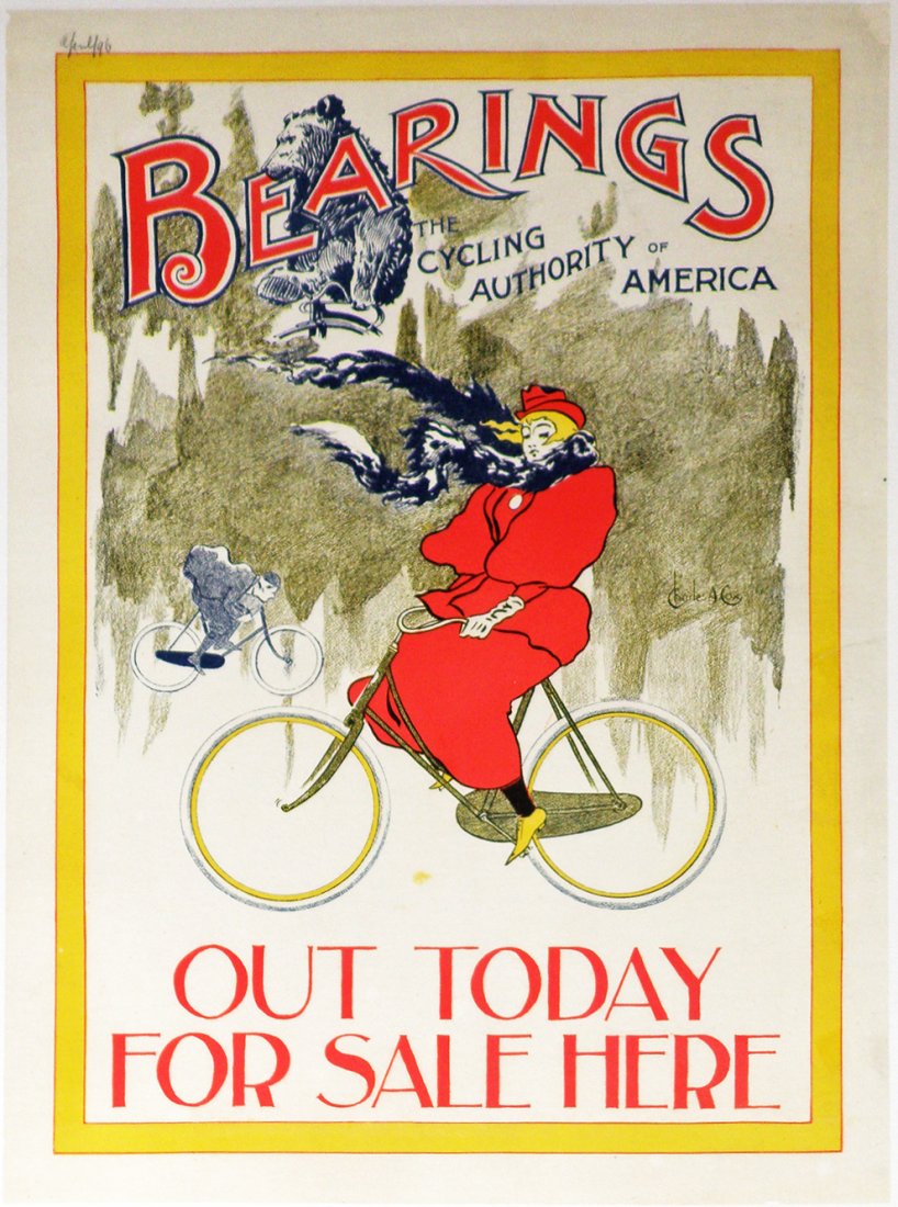Bicycle Bearings Advertising Poster