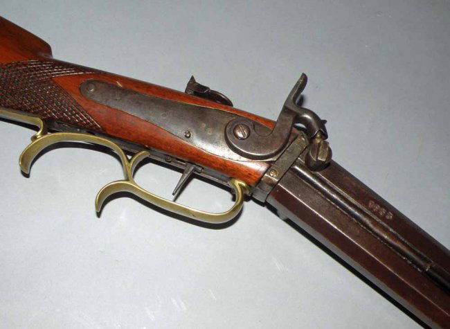 DOUBLE BARREL OVER UNDER MUSKET : Lot 158