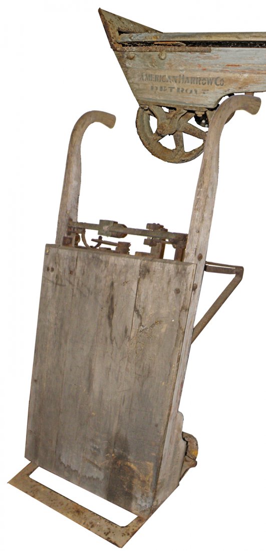 ANTIQUE HAND CART WITH BUILT IN SCALE - Oct 13, 2014 | Mosby & Co ...