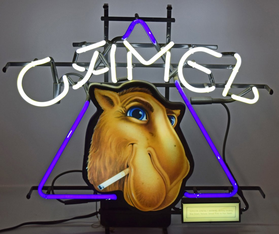Camel Cigarette Neon Sign