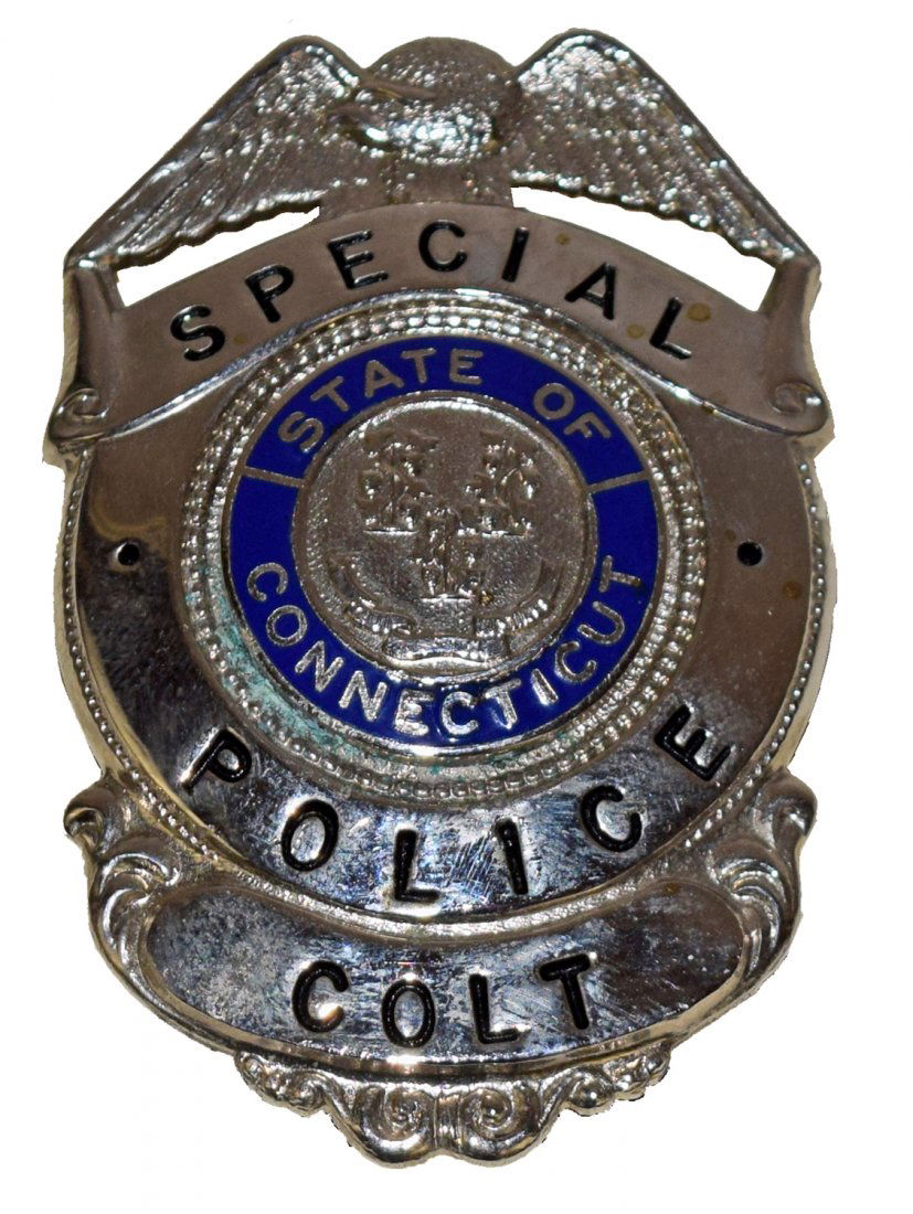 Rare Connecticut State Police Colt Arms Badge