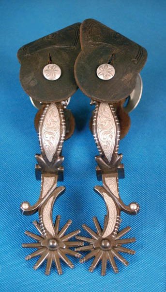 454: Elmer Miller (1914-1992) Bit & Spur Set