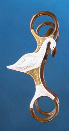 Randy Butters "swan" Bit & Spur Set