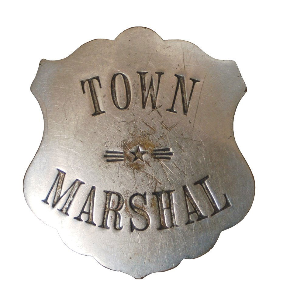 Two Marshal Badges - Jun 22, 2013 | Brian Lebel's Old West Events in CO