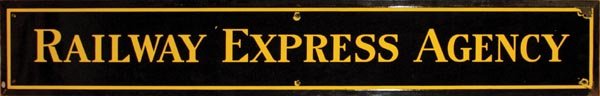 359: Railway Express Agency Station Sign - Jun 22, 2006 | Brian Lebel's ...
