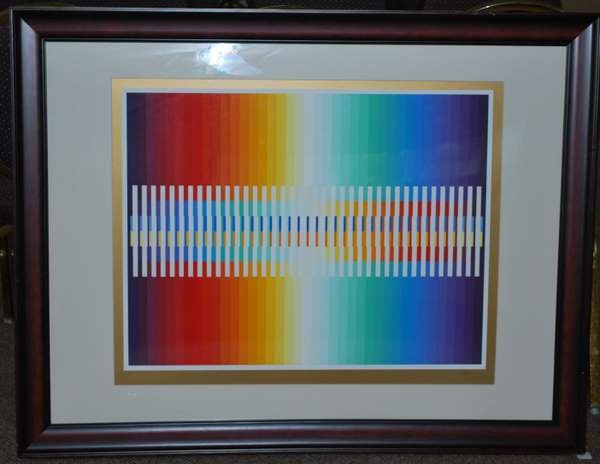 Yaacov Agam "integrated Rainbow" Lithograph