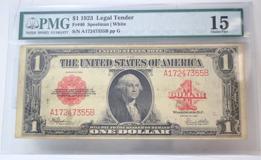 $1 Oversized Red Seal Dollar Bill