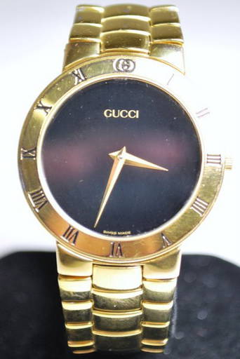 Ladies Gold Plated Gucci Watch