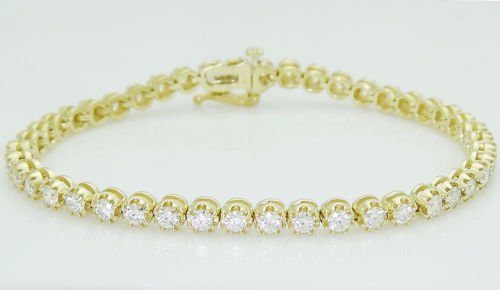 Jafa 18k 3.60 TCW Brilliant Diamond Tennis Bracelet