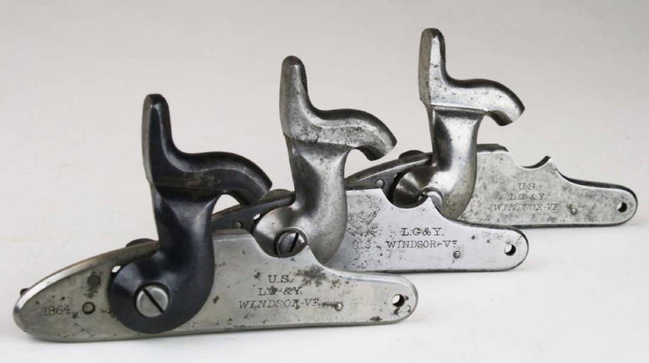 Three L,g &y Locks For Model 1861 Rifled Musket