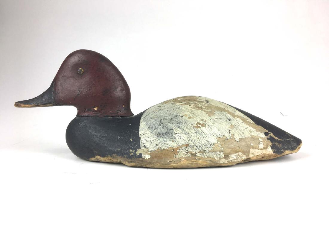 Stevens factory decoy hump back redhead decoy