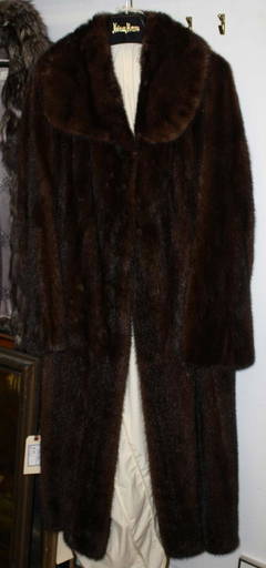 Neiman Marcus Labeled Full Length Mink Coat