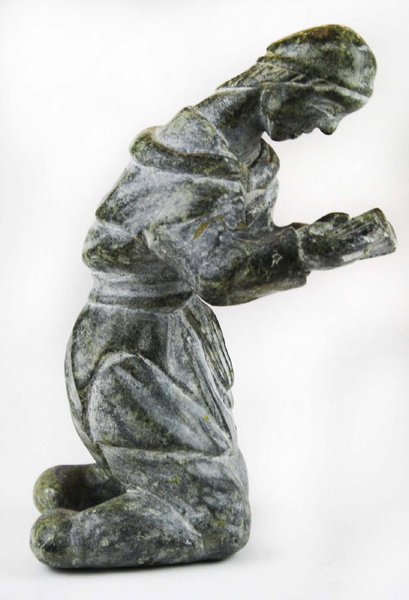 Mid 20th C Inuit Soapstone Carving Mid 20th C Inuit Soapstone Carving