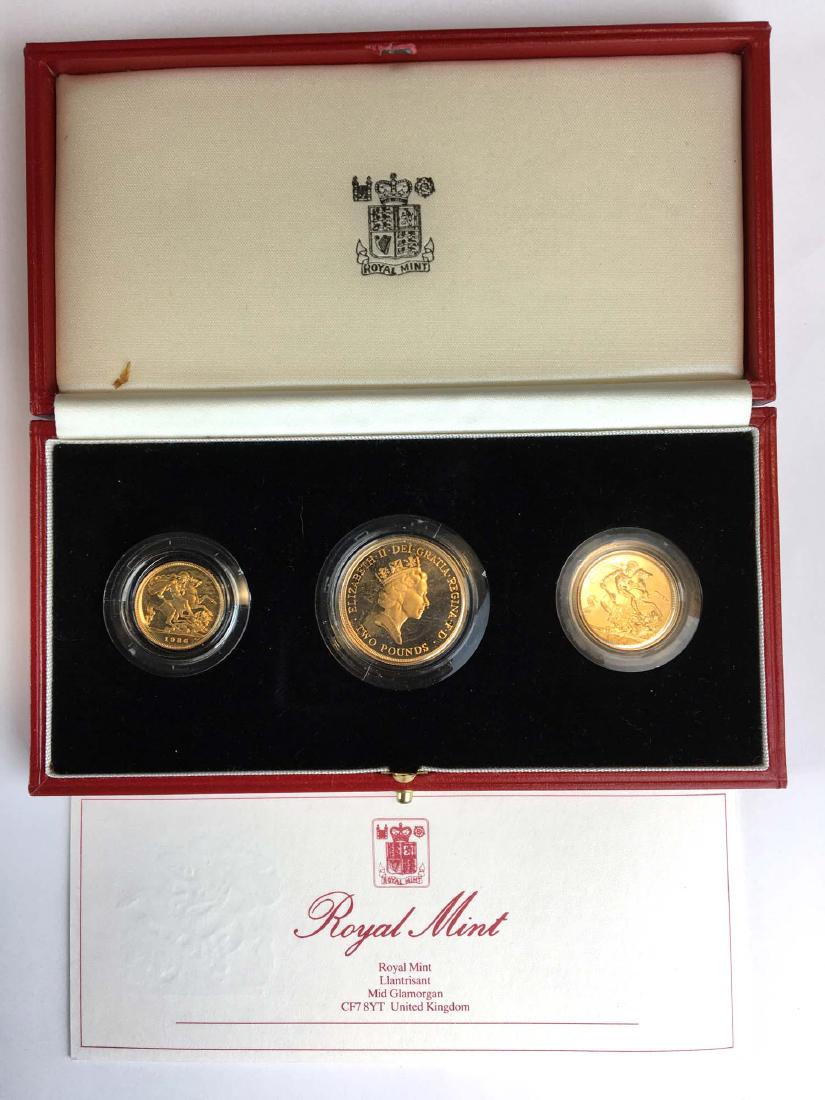 1986 United Kingdom gold coin proof set