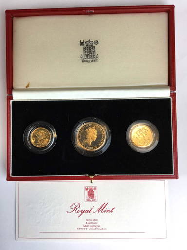 1986 United Kingdom Gold Coin Proof Set