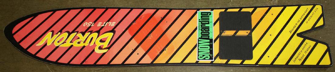 Circa 1987 Vintage Burton Elite 150 Snowboard