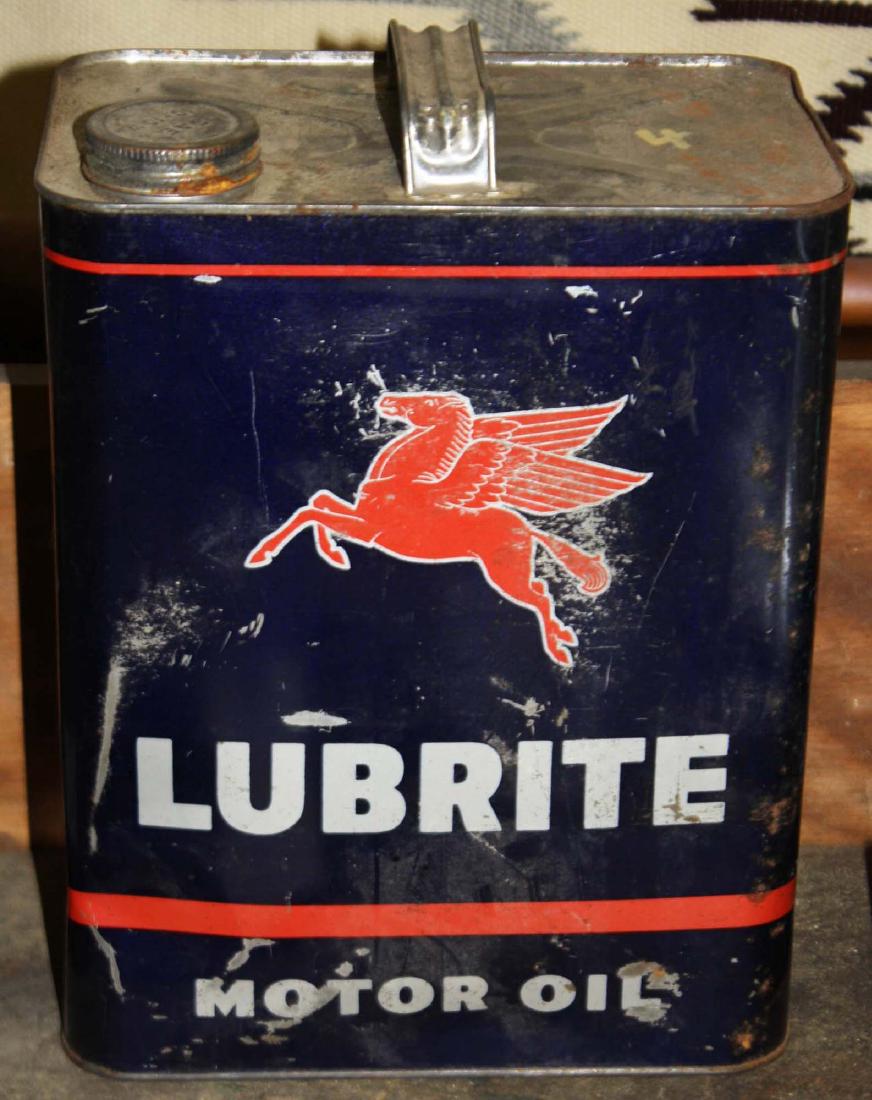 Six Large Oil Cans