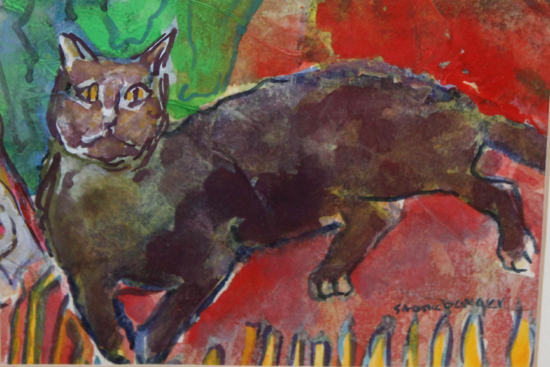 Virginia Stonebarger (AM 20thc) Cat